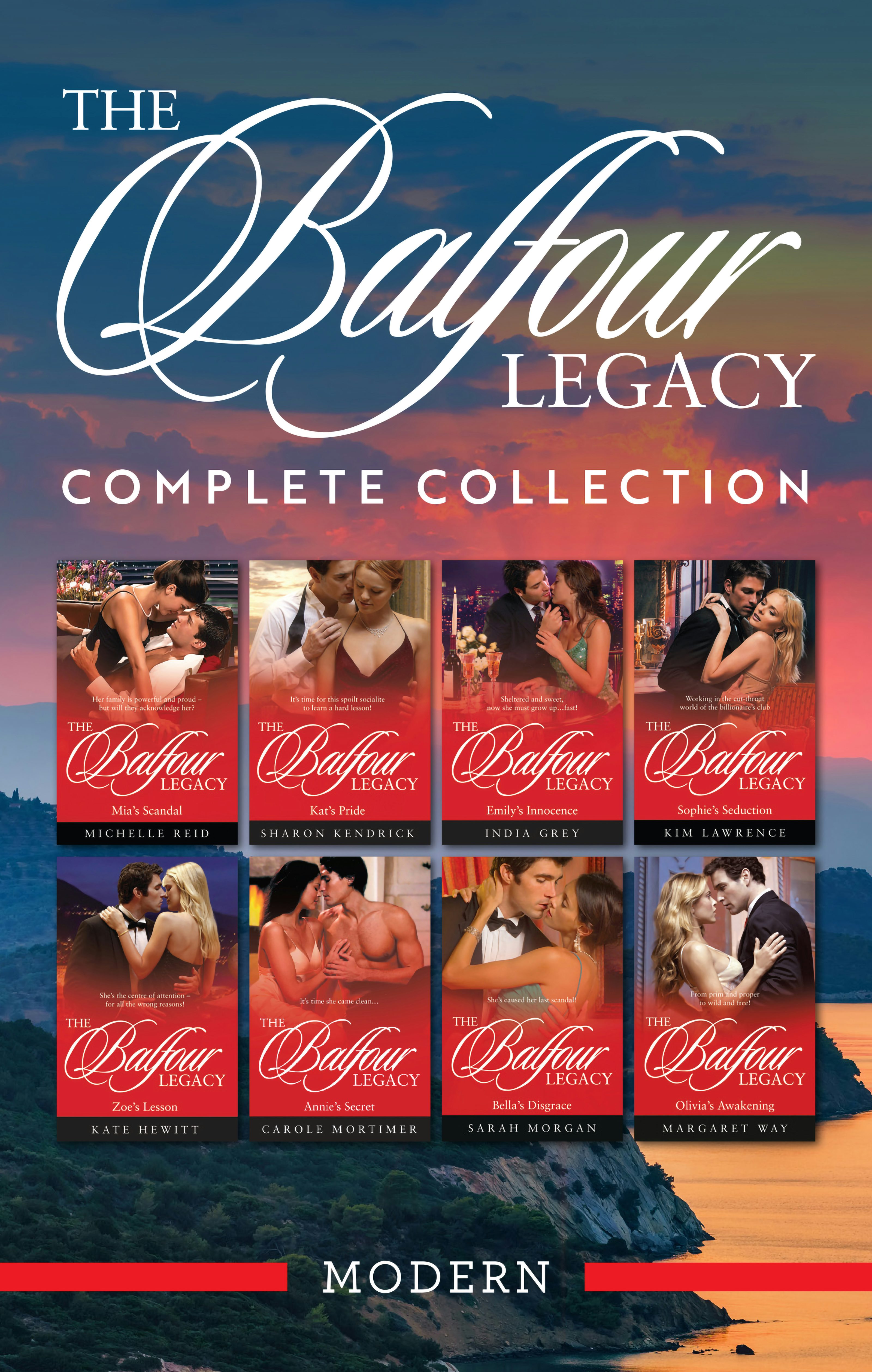 The Balfour Legacy Complete Collection by Carole Mortimer | Buy direct ...